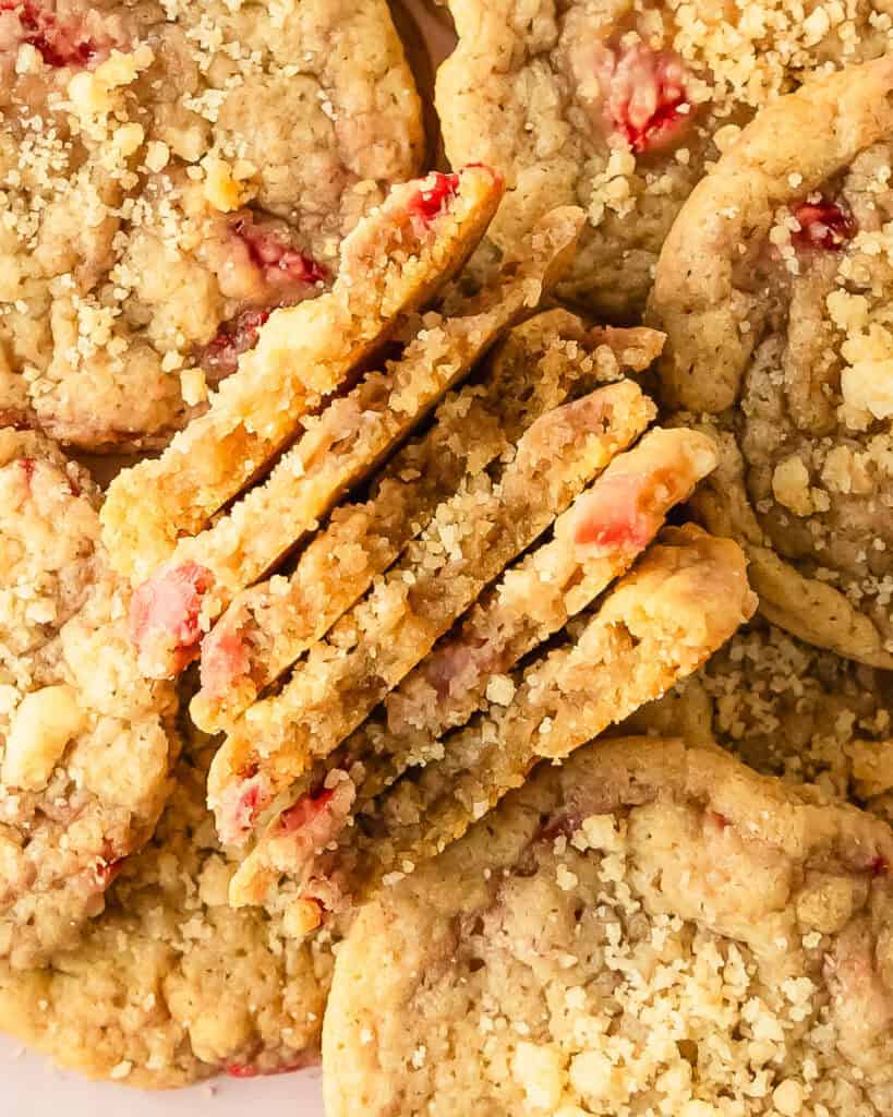 Strawberry Shortcake Cookies (Soft and Chewy Recipe) - Olives + Thyme