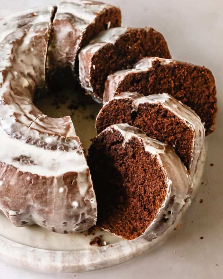 Chocolate Donut Cake (Moist Old Fashioned Recipe) - Olives + Thyme