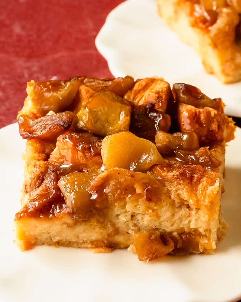 Apple Bread Pudding (Easy Breakfast or Dessert Recipe) - Olives + Thyme