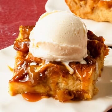 Apple Bread Pudding (Easy Breakfast or Dessert Recipe) - Olives + Thyme