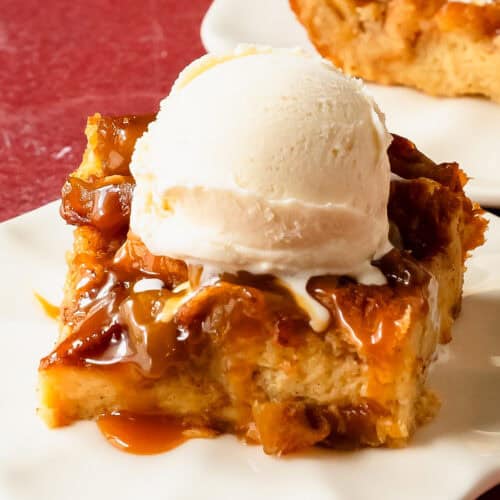 Apple Bread Pudding (Easy Breakfast or Dessert Recipe) - Olives + Thyme