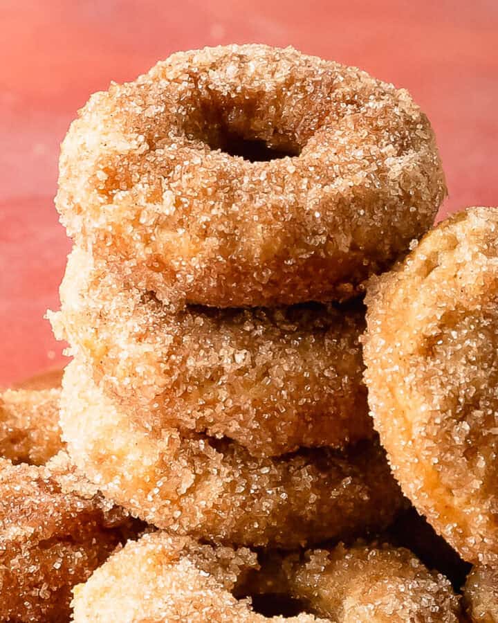 Apple Donuts (Soft and Fluffy Baked Recipe) - Olives + Thyme