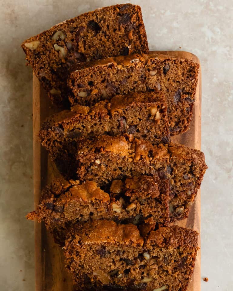 Date Nut Bread (Moist Quick Bread Recipe) - Olives + Thyme
