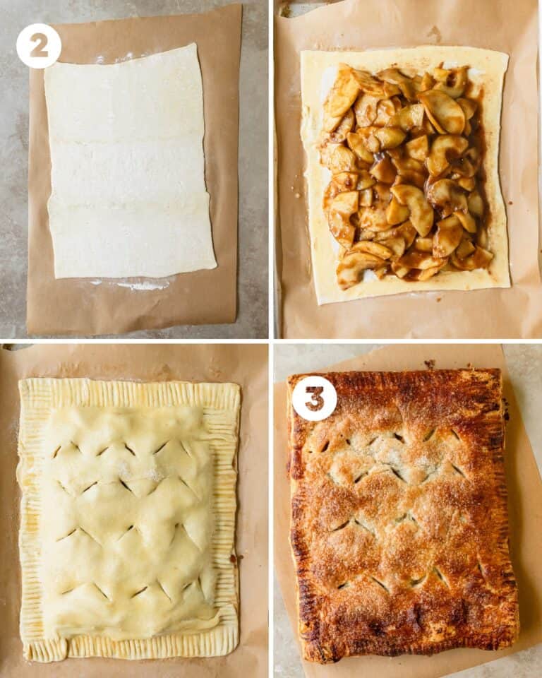 Puff Pastry Apple Pie (Easy Apple Pie Recipe) - Olives + Thyme
