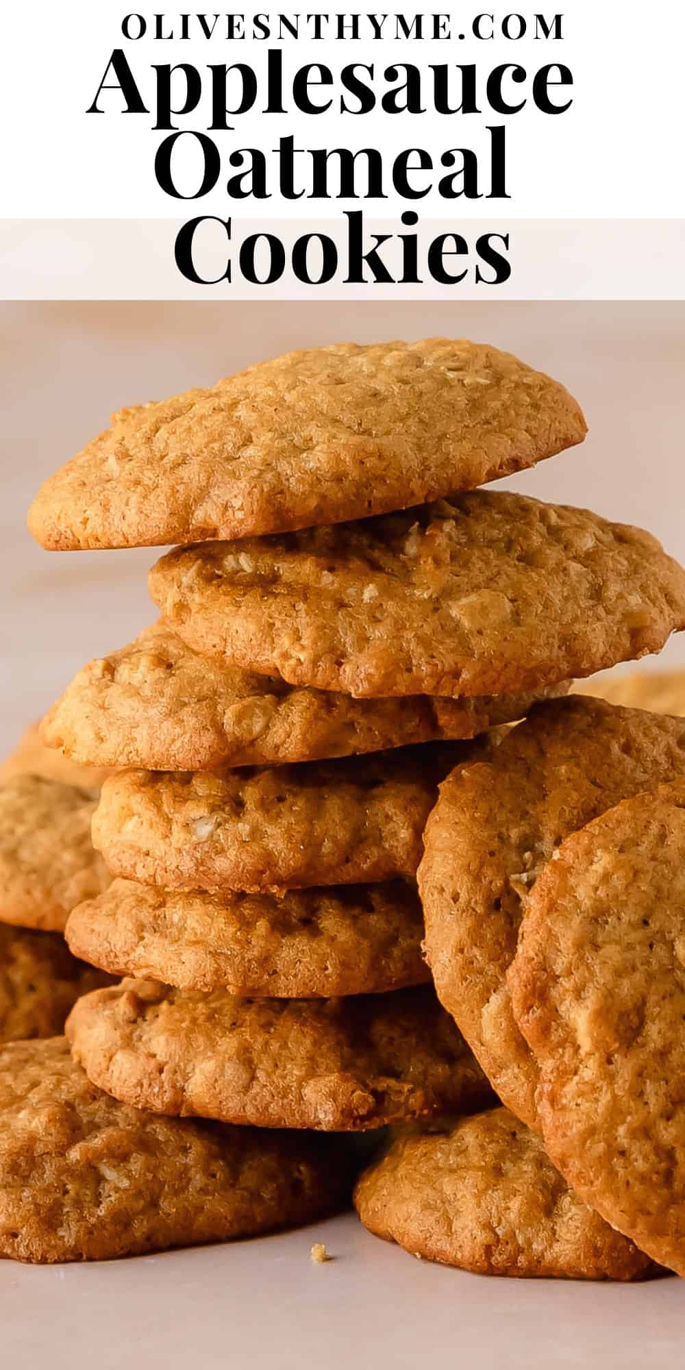 Applesauce Oatmeal Cookies (Soft and Fluffy Cookie Recipe) - Olives + Thyme
