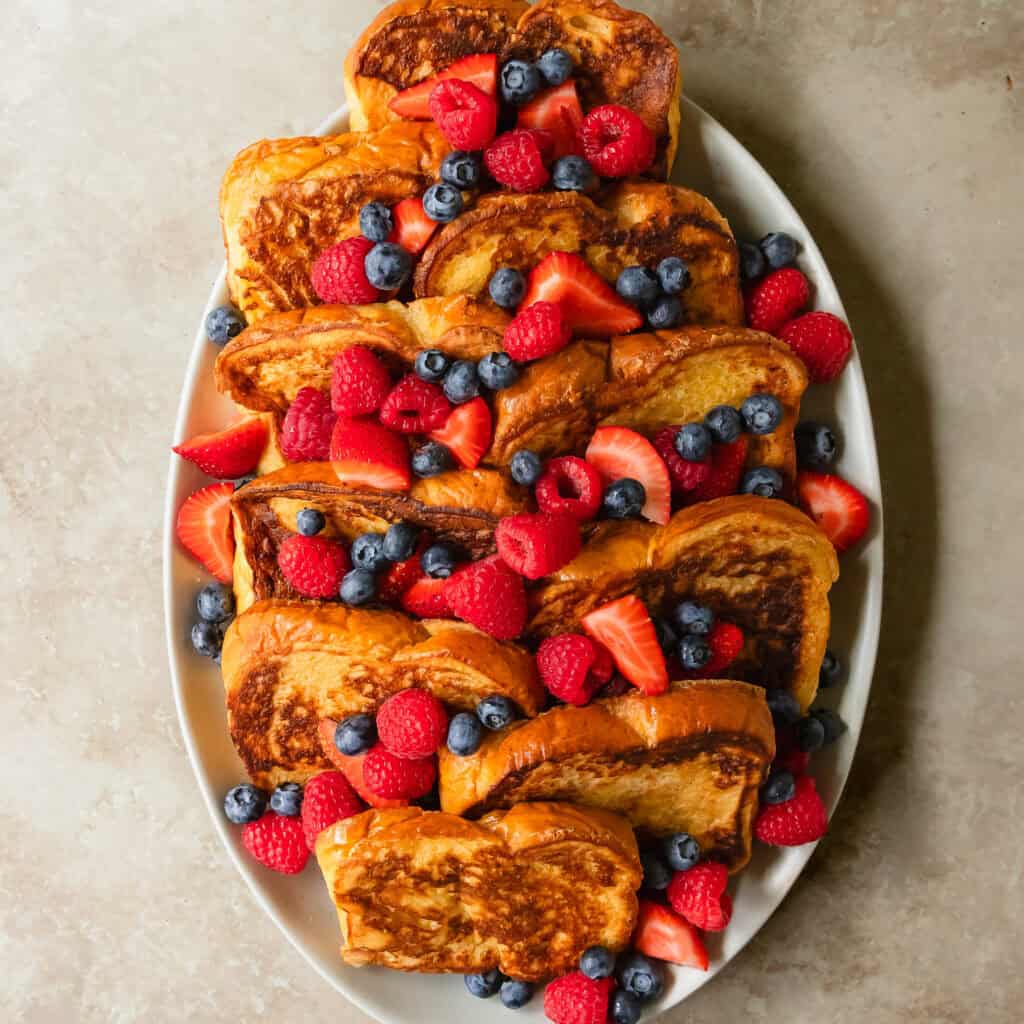 Brioche French Toast (Easy Breakfast or Brunch Recipe) - Olives + Thyme