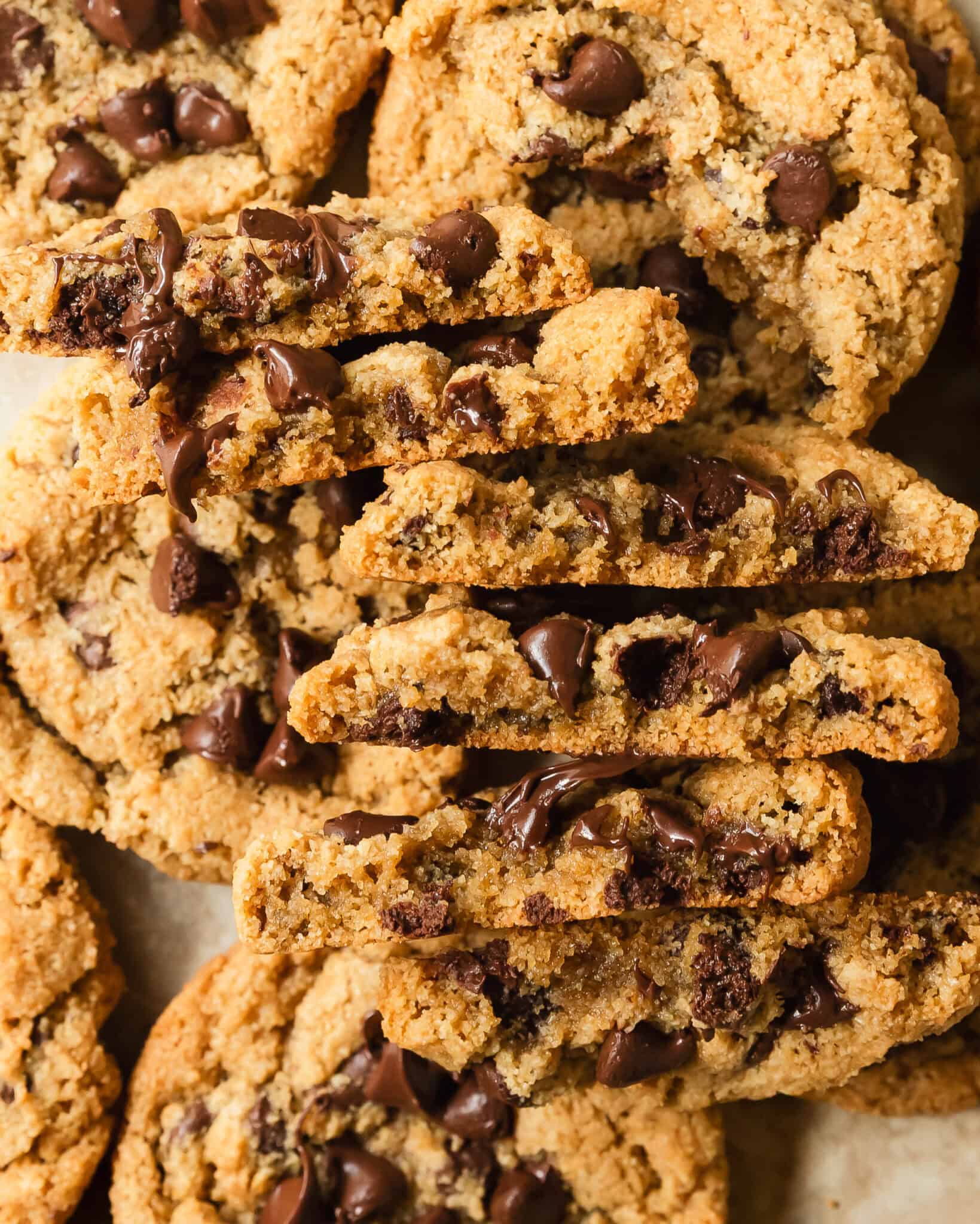 Almond Flour Chocolate Chip Cookies (Grain Free Recipe) - Olives + Thyme