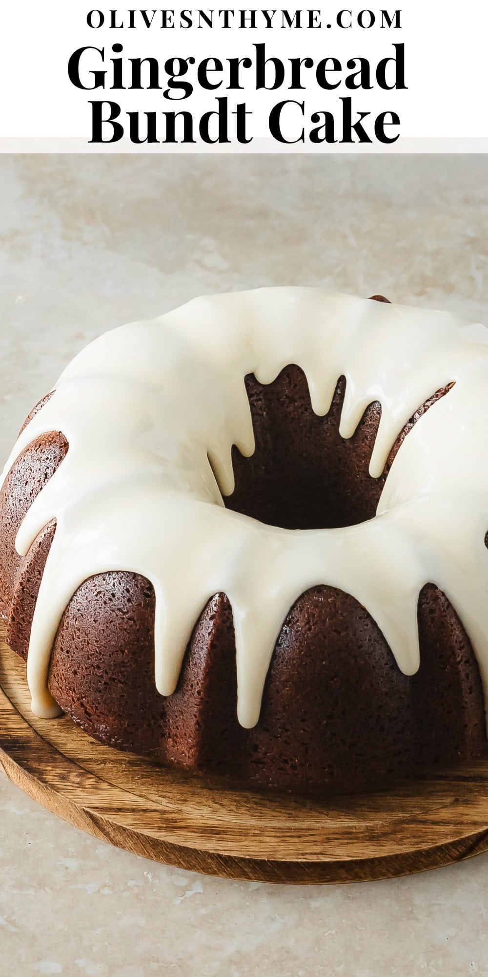 Gingerbread Bundt Cake (Moist and Perfectly Spiced) - Olives + Thyme