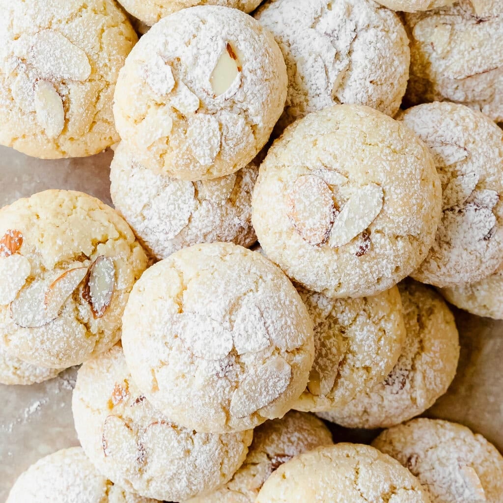 Almond Cookies (Soft, Chewy, Gluten Free Recipe) - Olives + Thyme