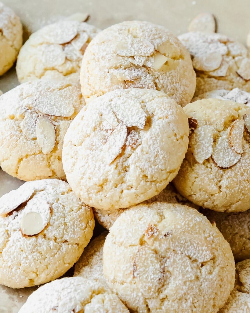 Almond Cookies (Soft, Chewy, Gluten Free Recipe) - Olives + Thyme