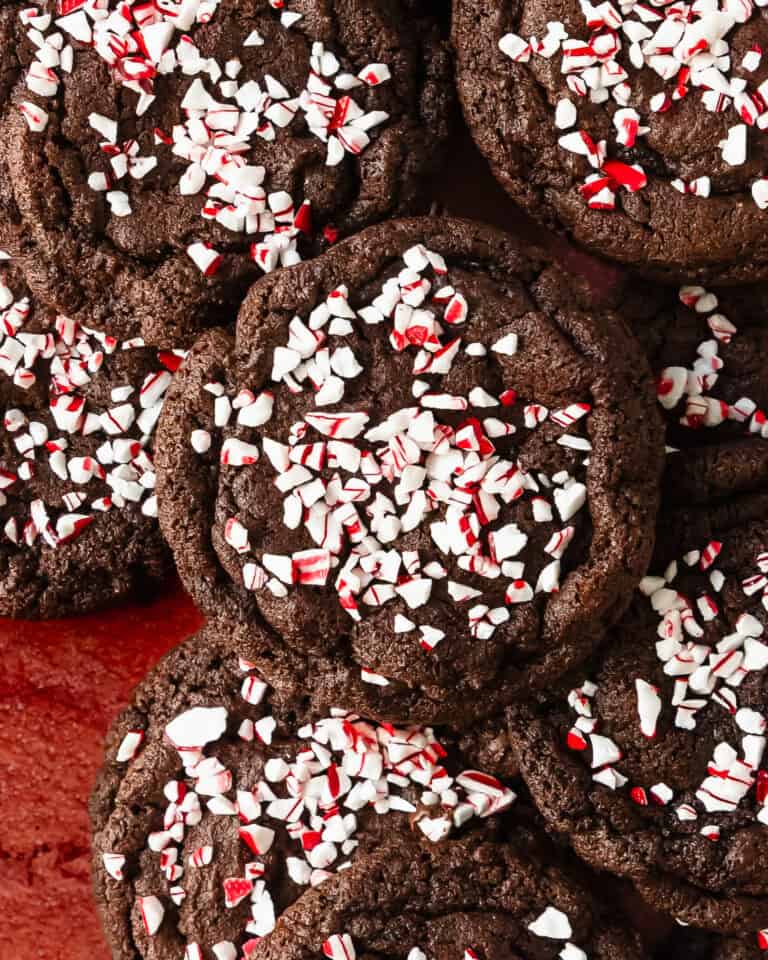 Chocolate Peppermint Cookies (Soft and Chewy Recipe) - Olives + Thyme