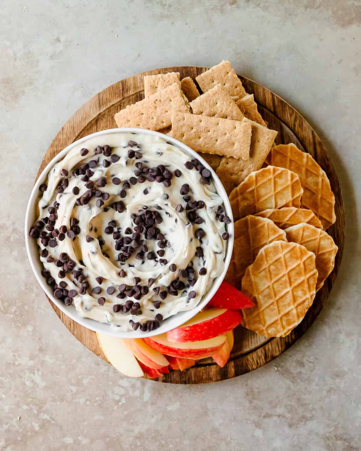 Chocolate Chip Dip (Easy No Bake Dessert Dip) - Olives + Thyme